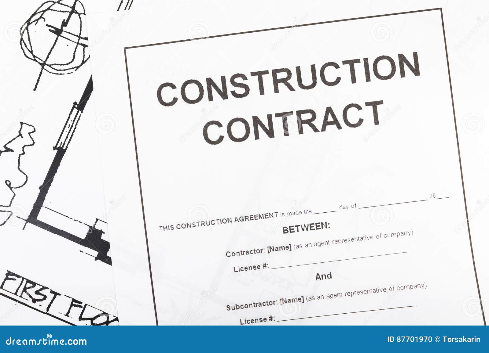 Blank Construction Sign Stock Image | CartoonDealer.com #17032933