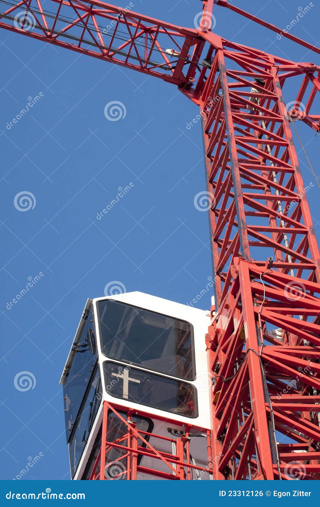 Construction crane stock photo. Image of design, crane - 23312126
