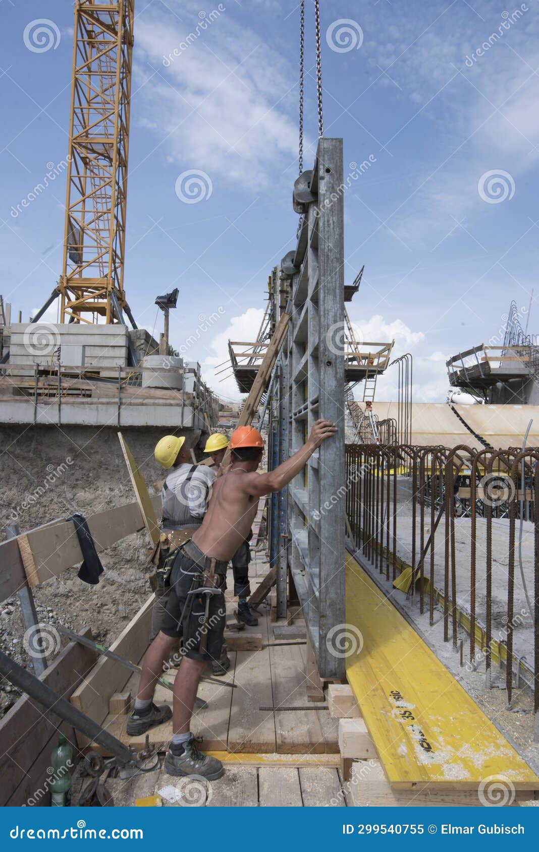 Construction Crane with Heavy Load Editorial Image - Image of loading ...