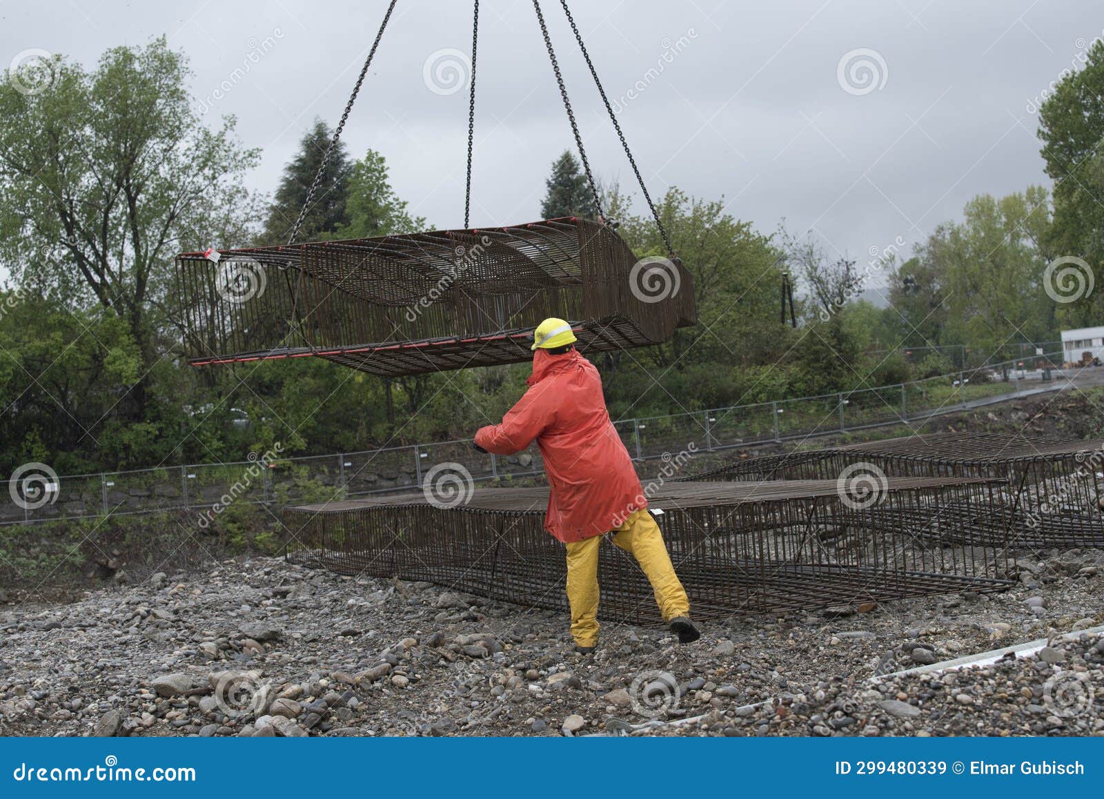 Construction Crane with Heavy Load Stock Image - Image of employment ...