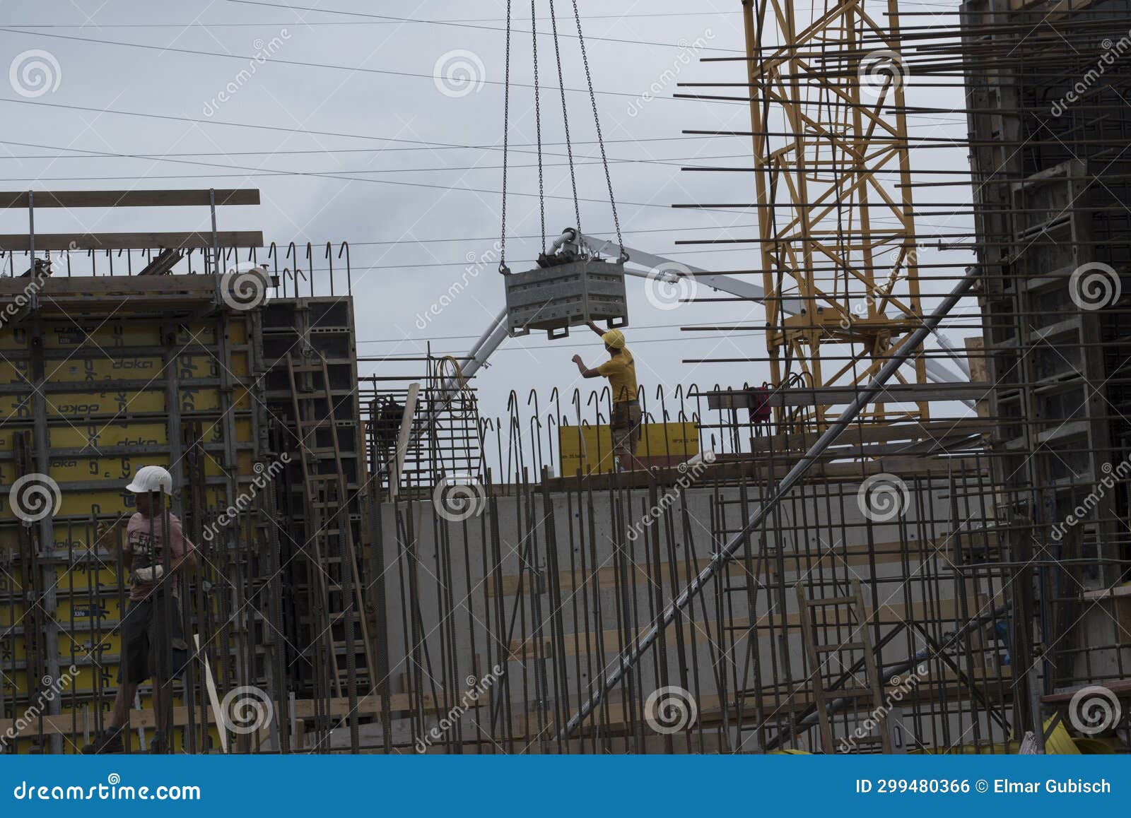 Construction Crane with Heavy Load Editorial Photo - Image of device ...