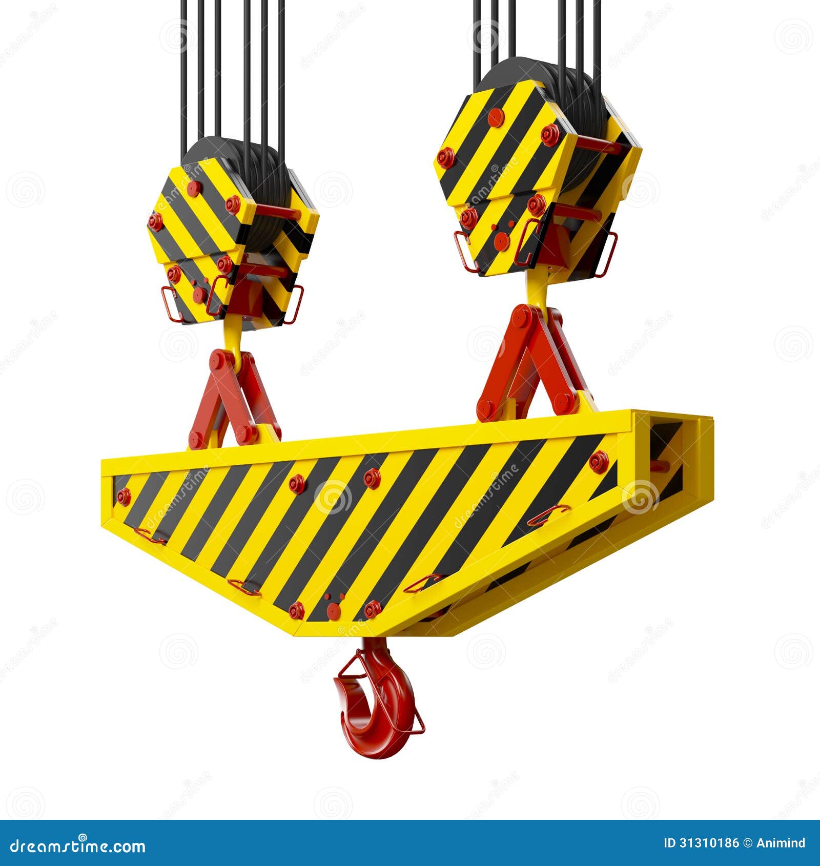 Construction crane hook stock illustration. Illustration of hook - 31310186