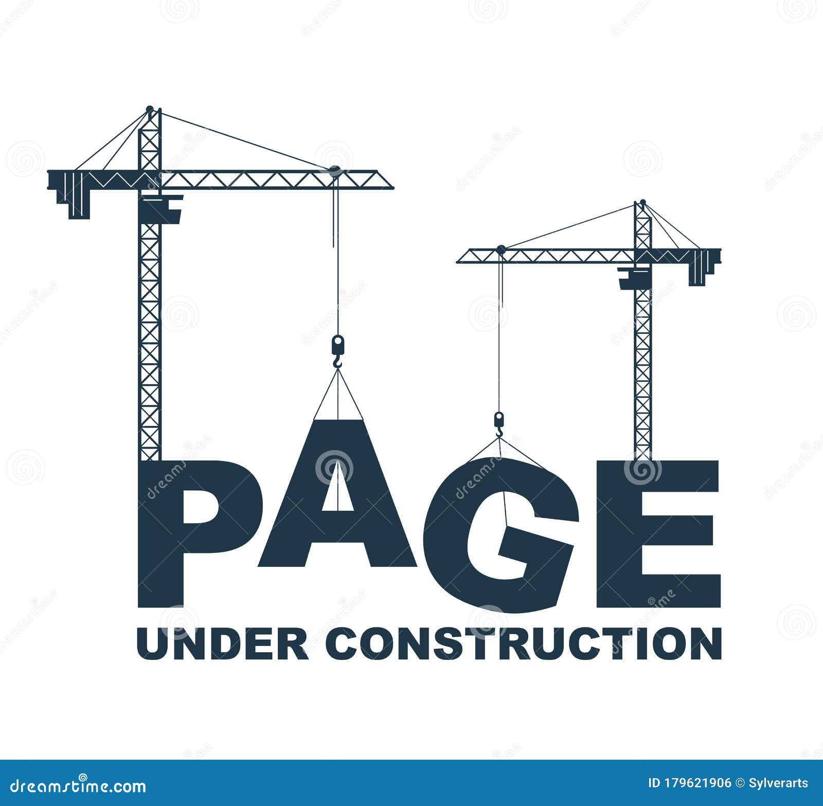 Cranes Builds Construction Word Vector Concept Design, Conceptual ...