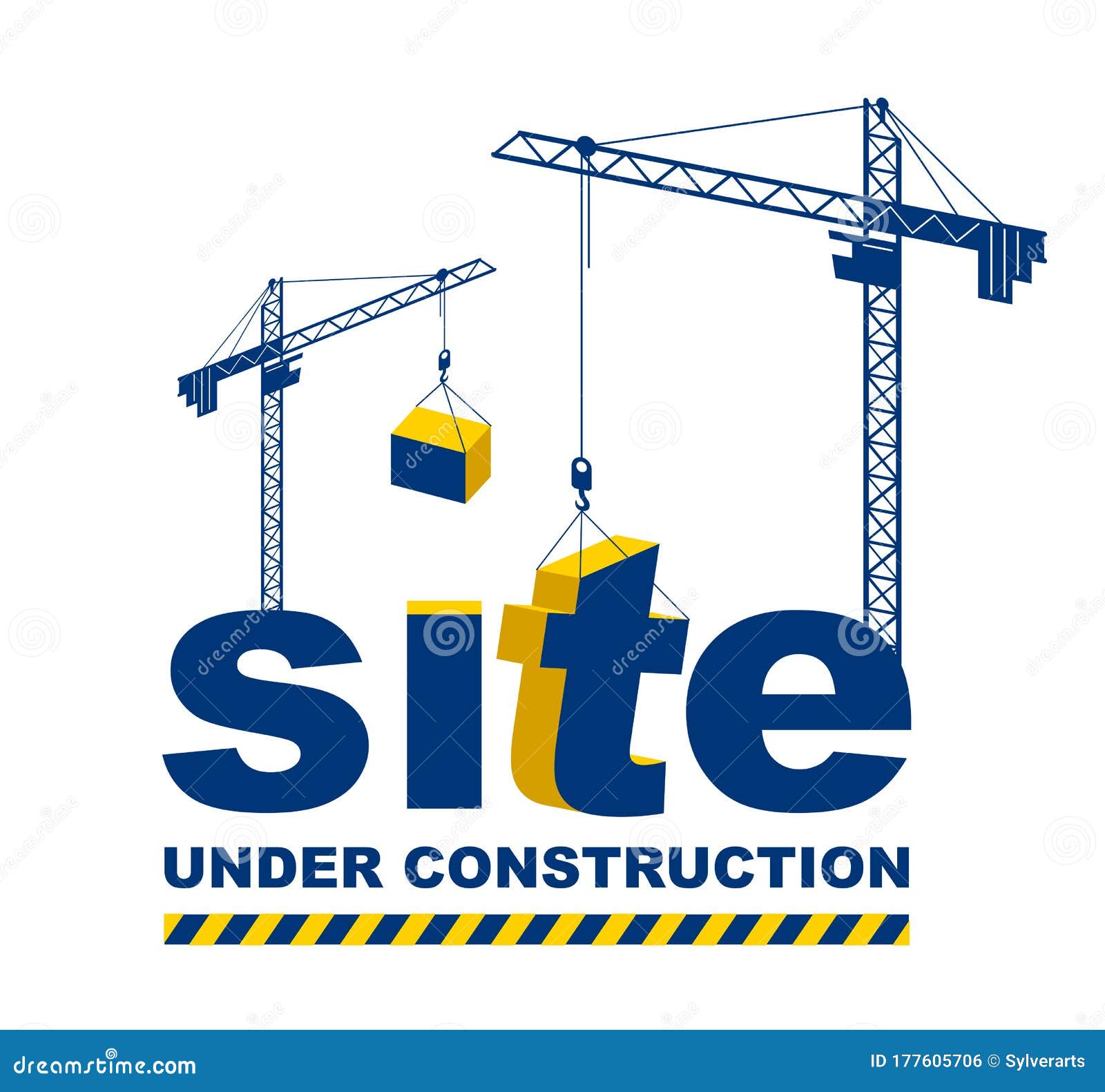 Cranes Builds Construction Word Vector Concept Design, Conceptual ...