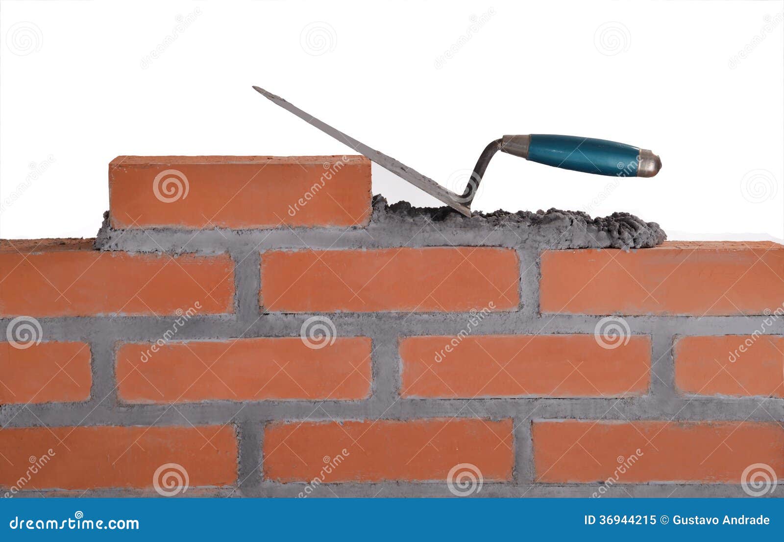 Construction d'un mur. image stock. Image du travail - 36944215