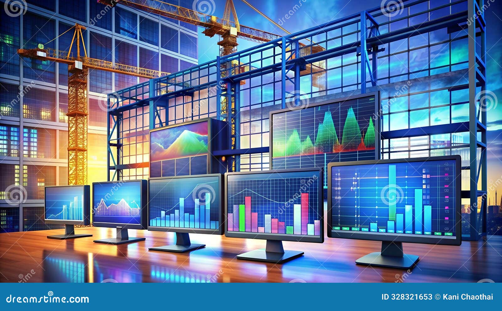 Construction Data Visualization: a Symphony of Monitors in a Busy ...