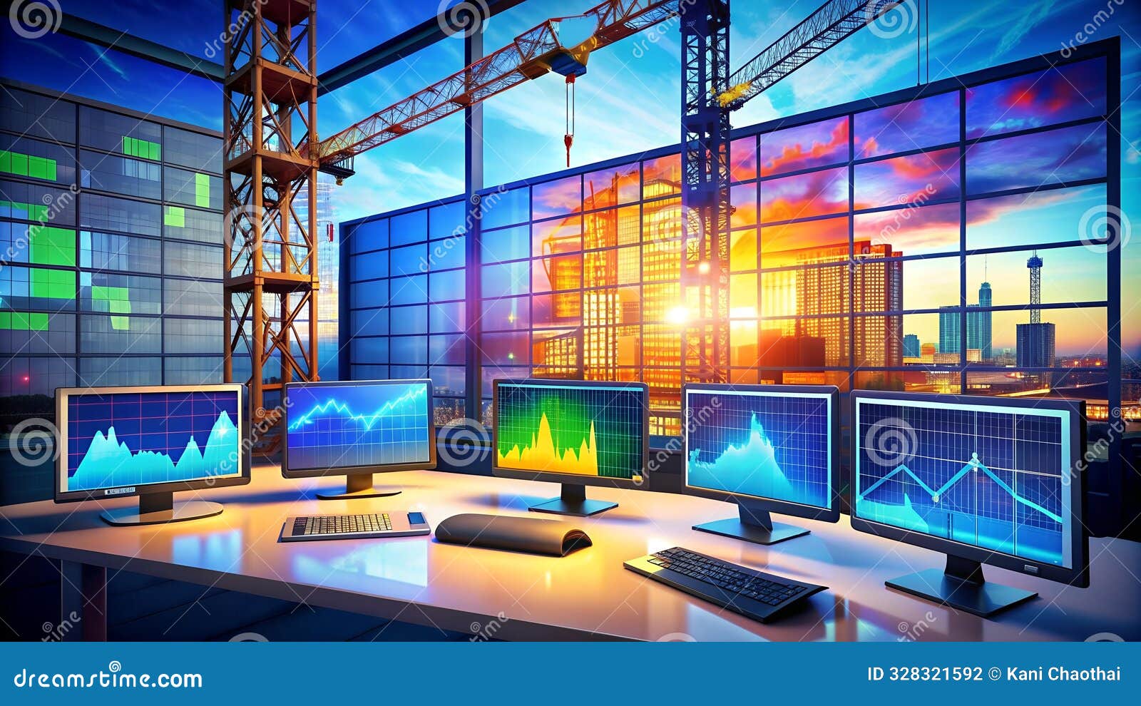 Construction Data Visualization: a Symphony of Monitors in a Busy ...