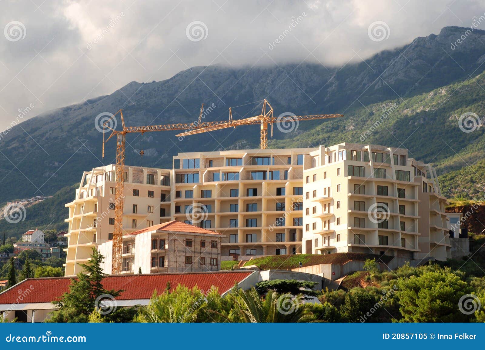 Construction De La Construction Moderne Image stock - Image du ...
