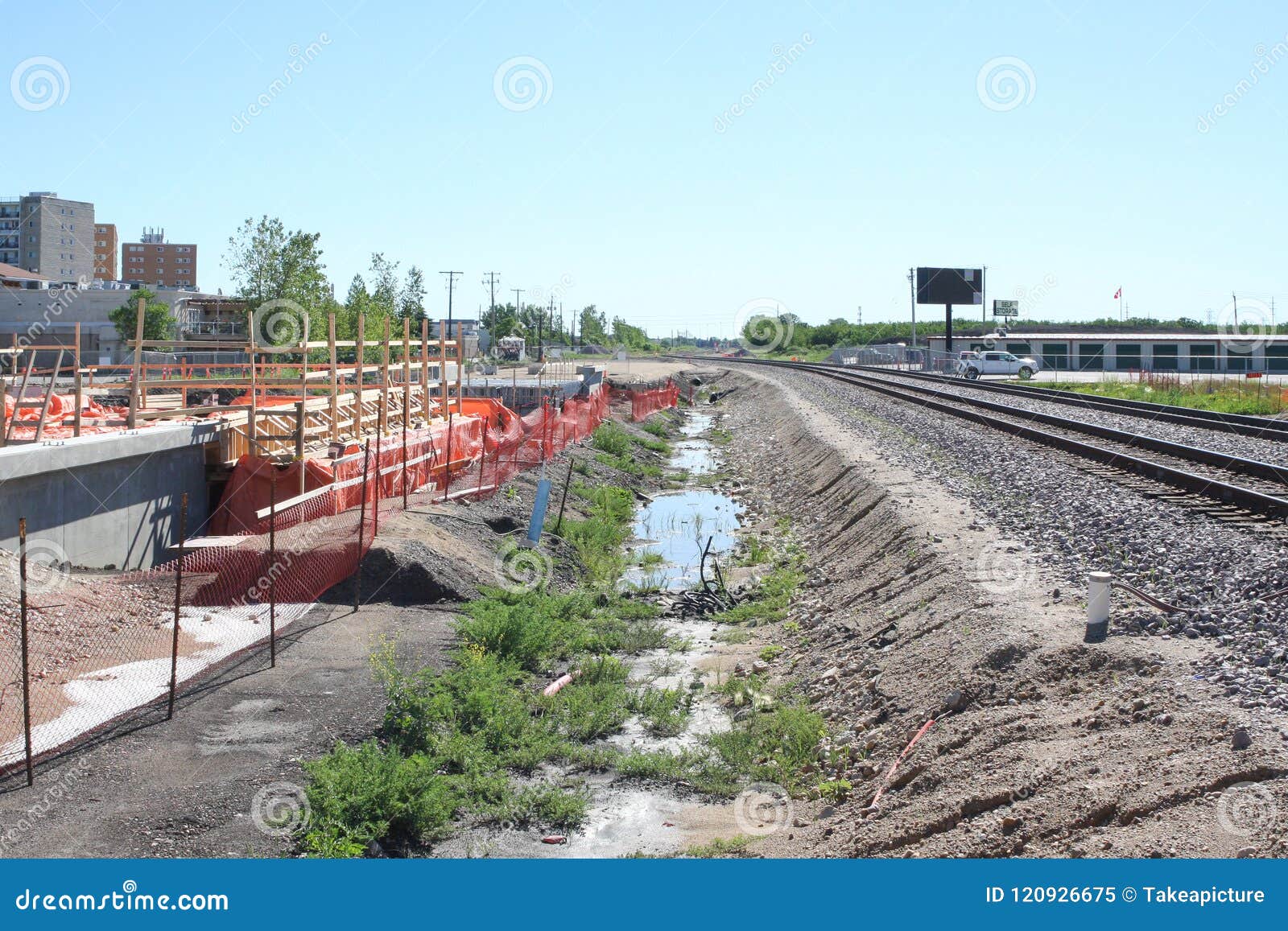 Construction De Passage Souterrain De Rue De Waverley Image stock ...