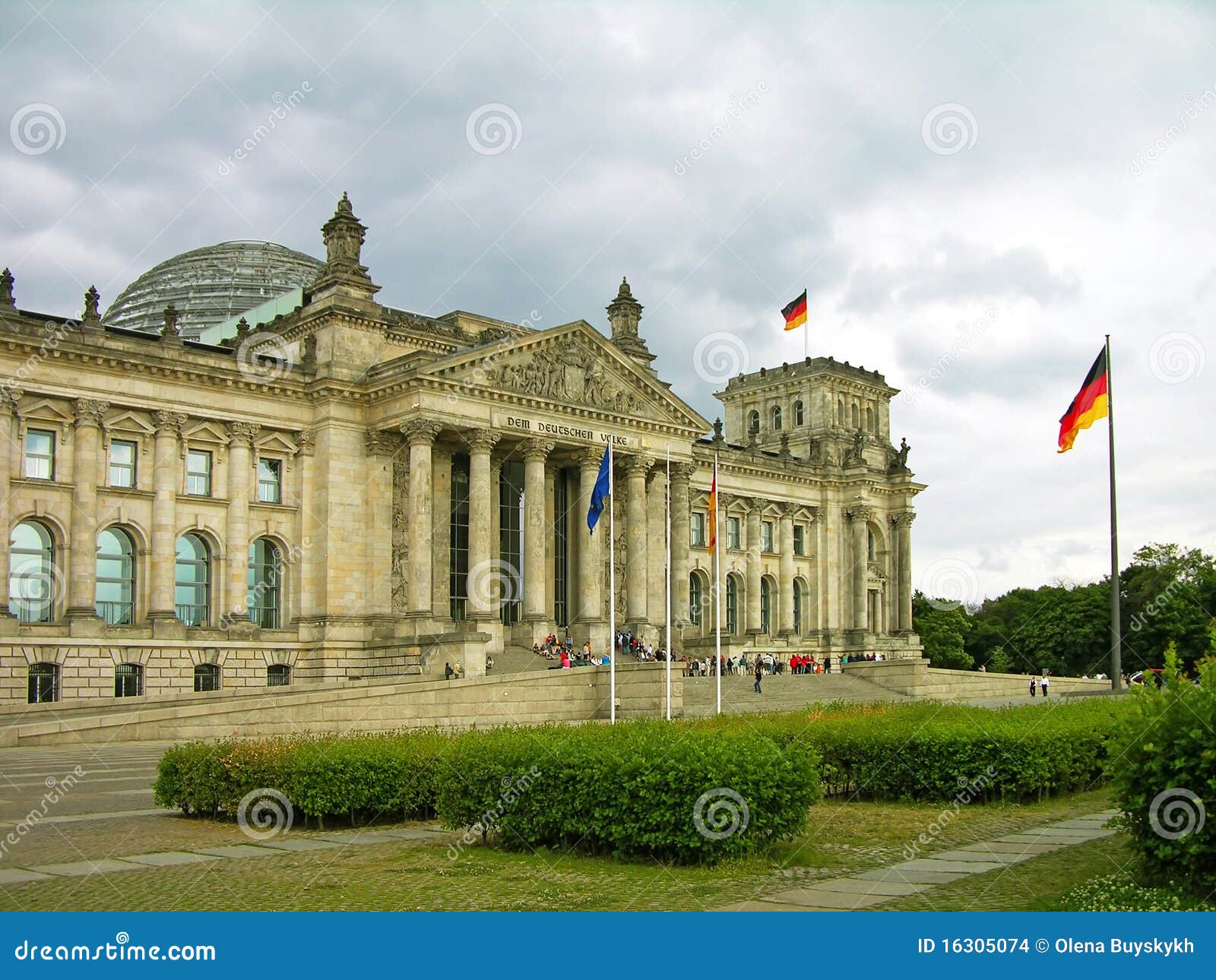 Construction De Reichstag (le Parlement Allemand) Photo stock - Image ...