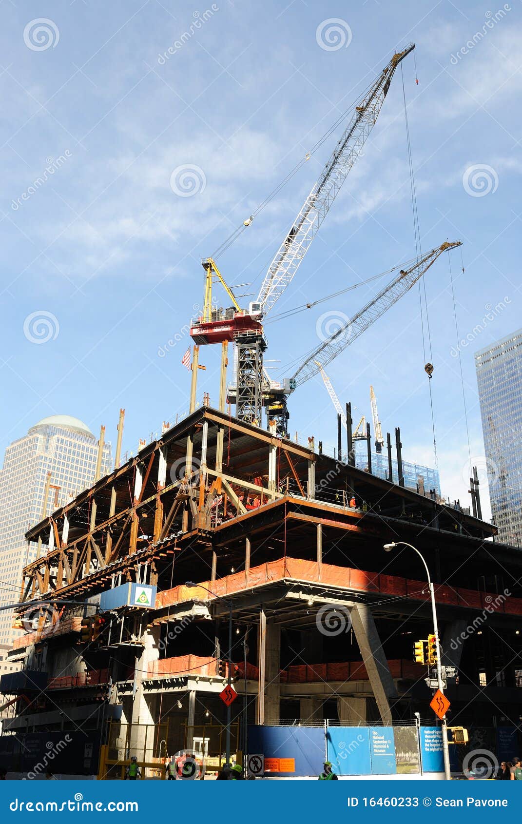 Construction De World Trade Center Photo stock éditorial - Image du ville, ingénierie: 16460233