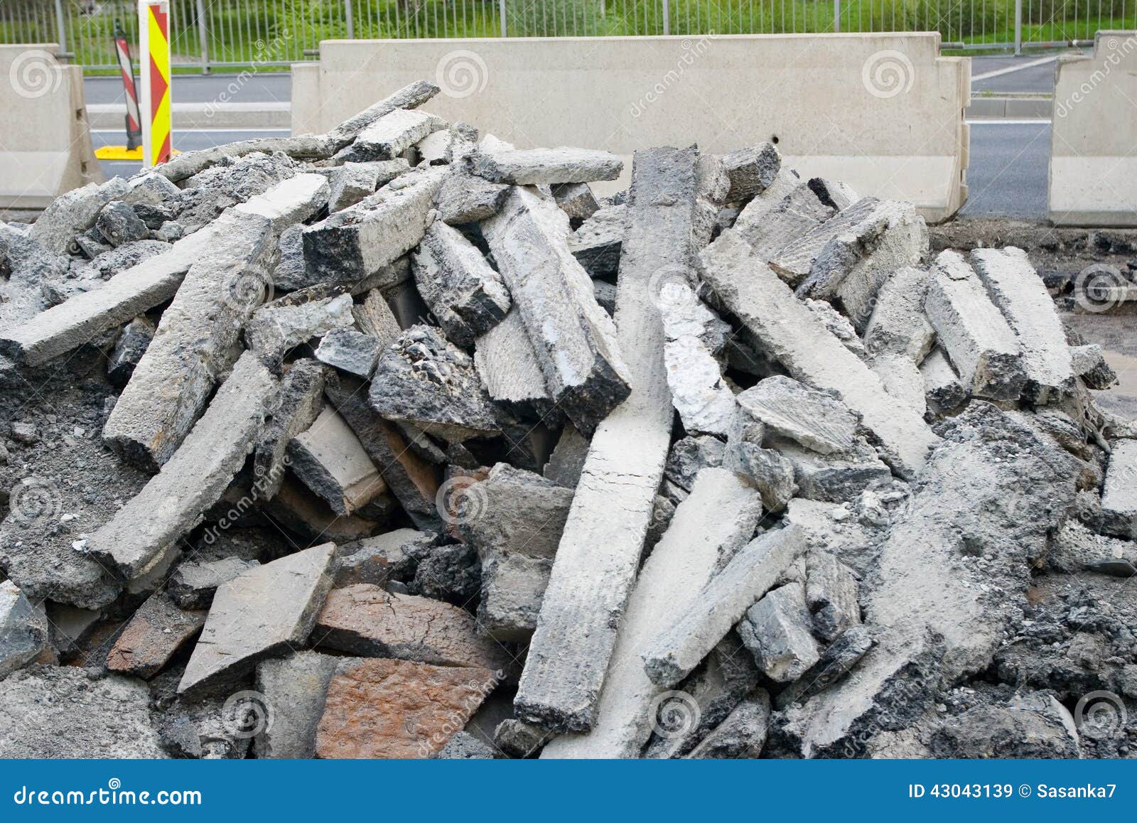 Construction debris stock image. Image of background - 43043139