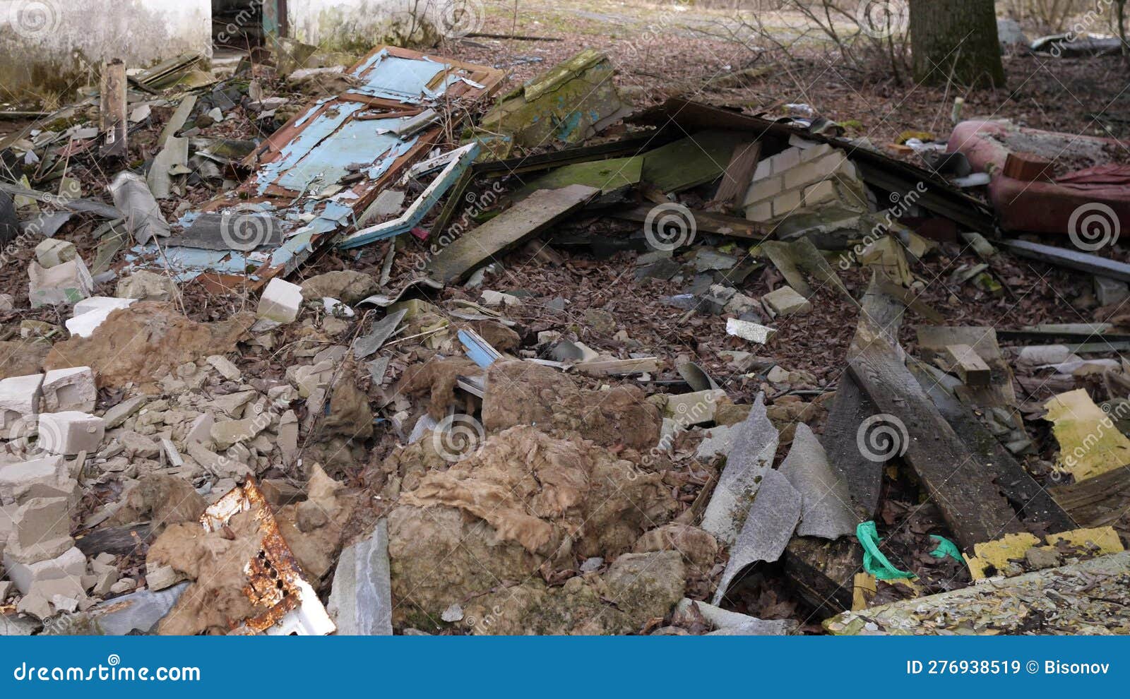 Construction Debris on the Ground Stock Video - Video of industry ...