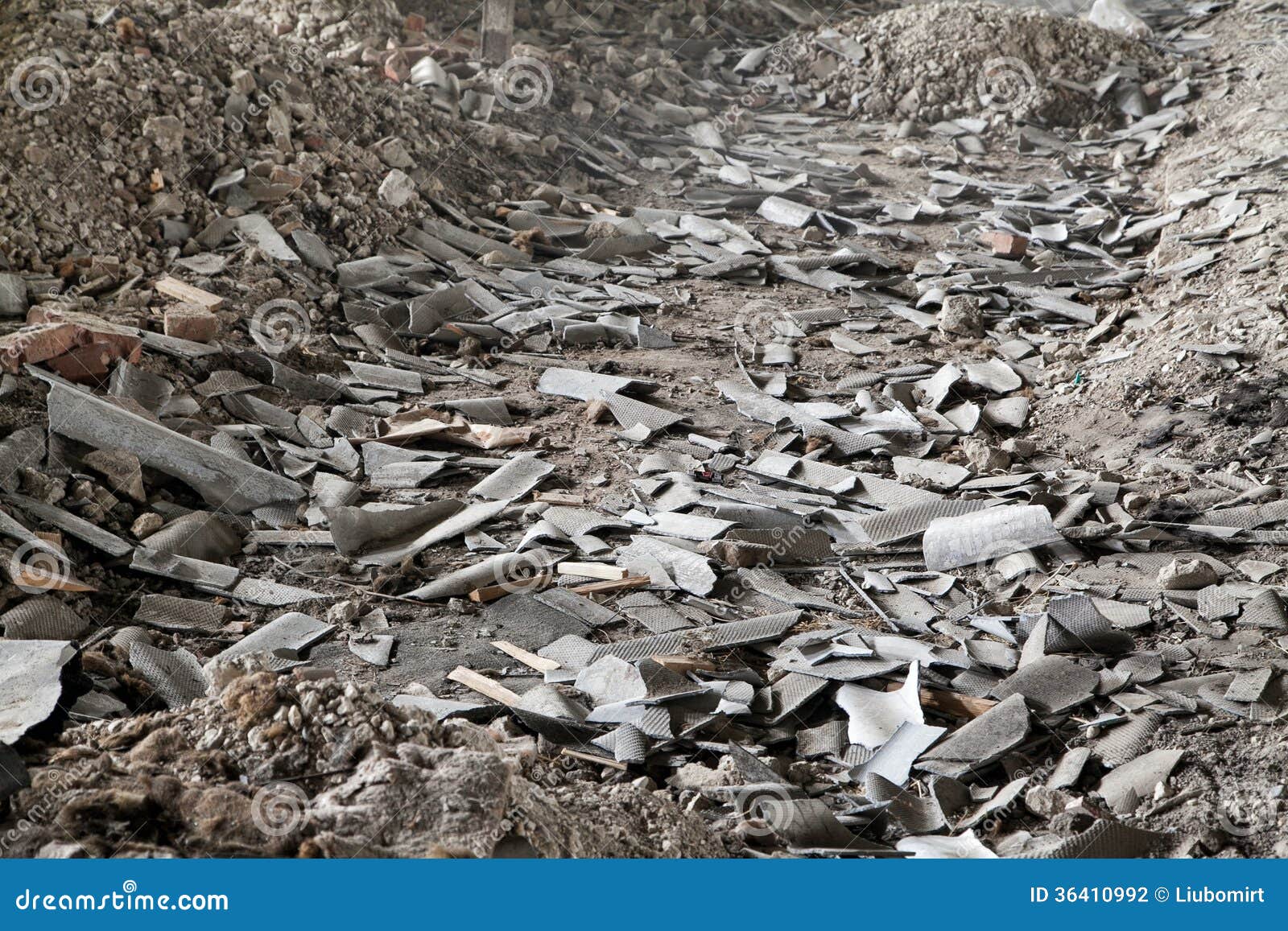 Construction debris stock photo. Image of junkyard, debris - 36410992
