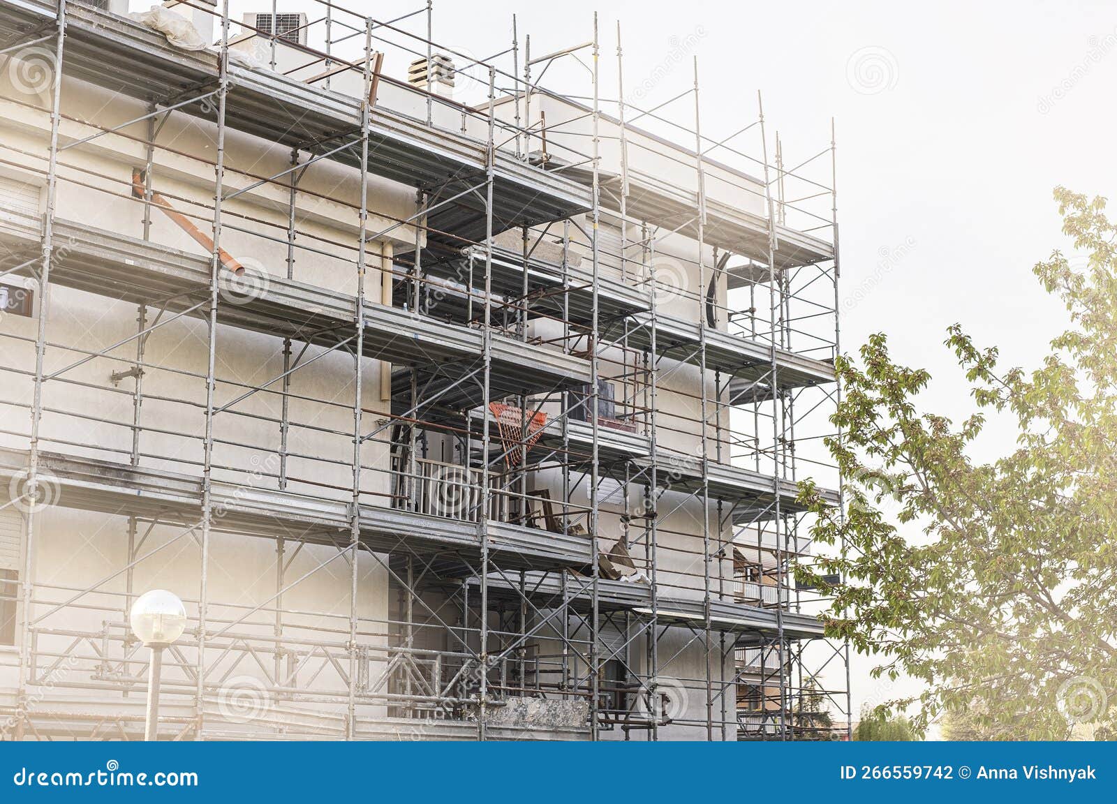 Construction and Decoration of the Building.Scaffolding and Remodeling ...