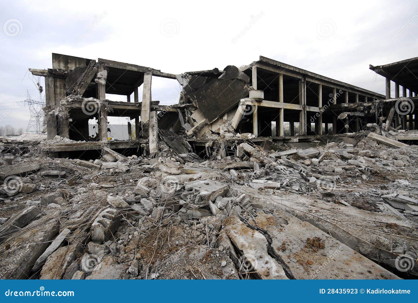 Construction demolition stock image. Image of working - 28435923