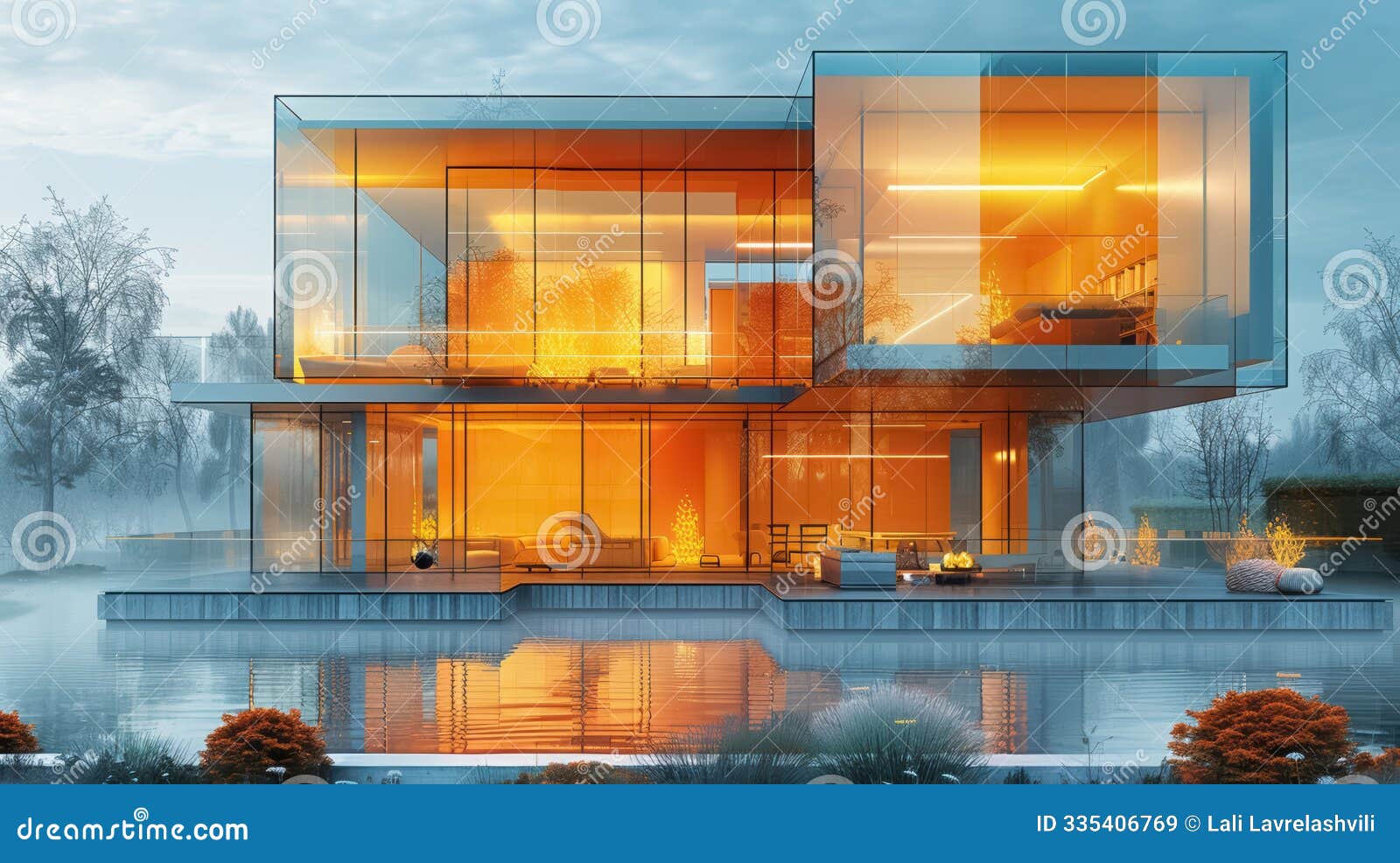 Construction Design Featuring Transparent Layers, Blending Modern ...