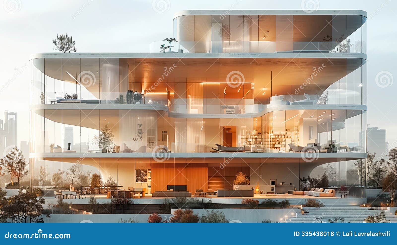Construction Design Featuring Transparent Layers, Blending Modern ...