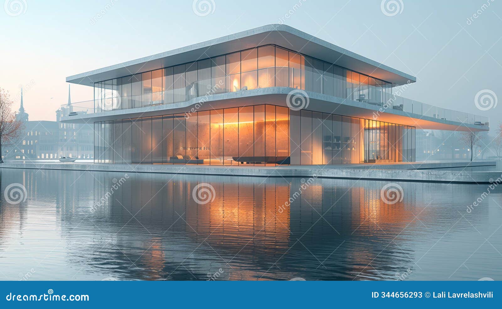 Construction Design Featuring Transparent Layers, Blending Modern ...