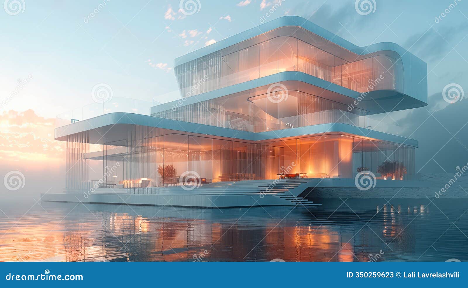 Construction Design Featuring Transparent Layers, Blending Modern ...