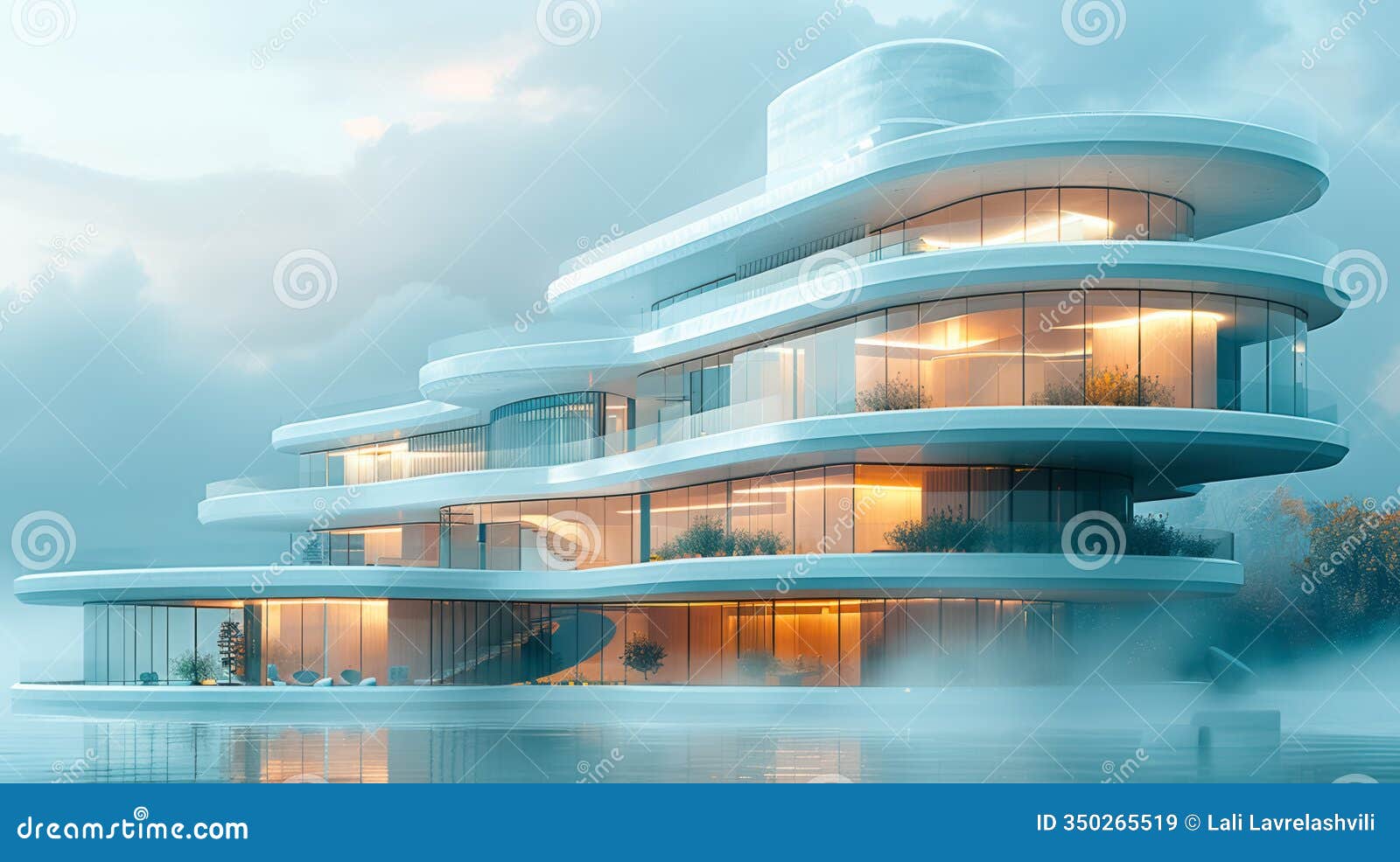 Construction Design Featuring Transparent Layers, Blending Modern ...