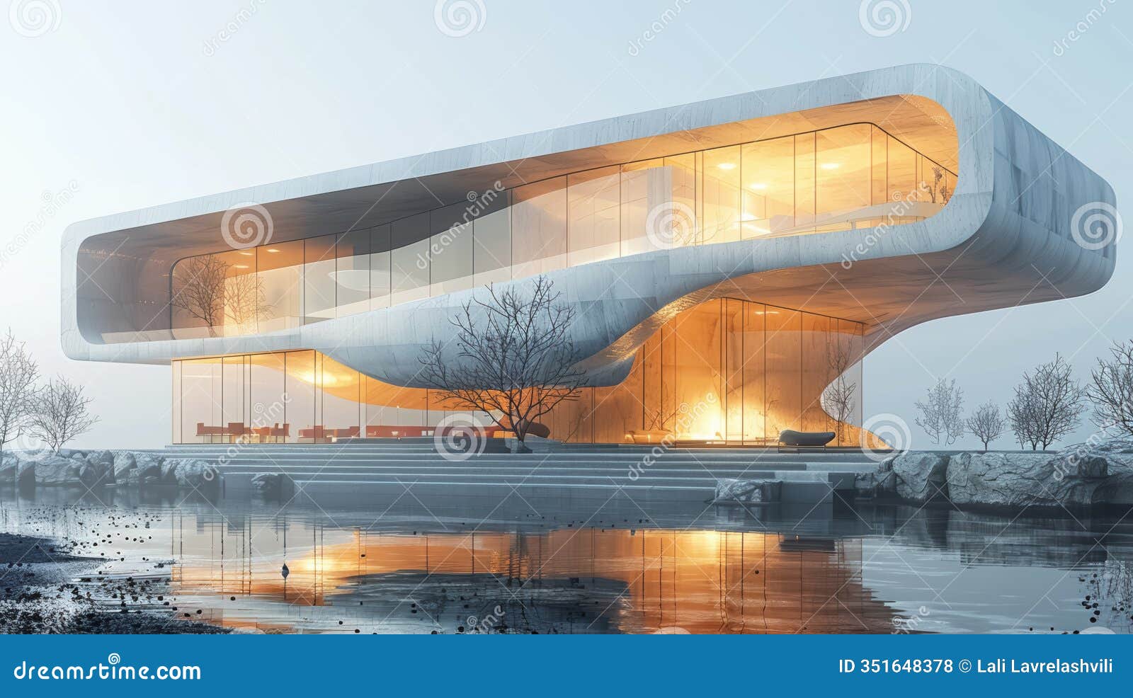 Construction Design Featuring Transparent Layers, Blending Modern ...