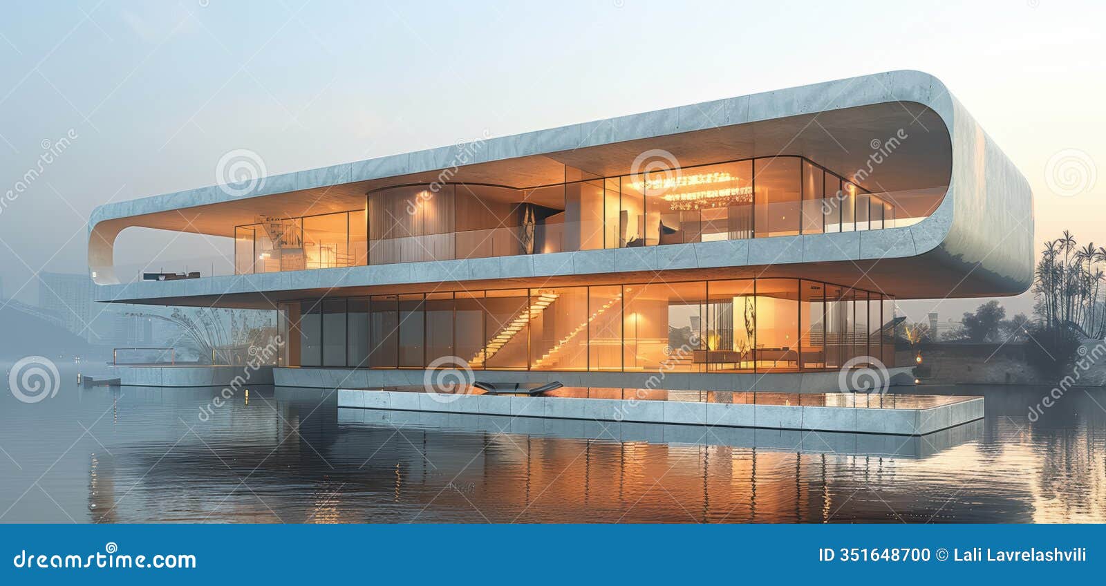 Construction Design Featuring Transparent Layers, Blending Modern ...