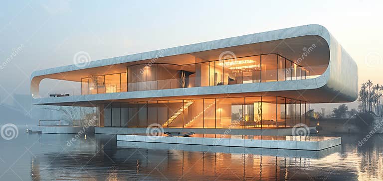 Construction Design Featuring Transparent Layers, Blending Modern ...