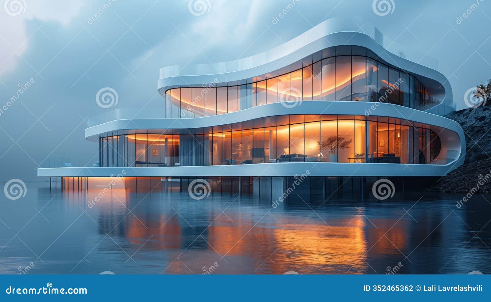 Construction Design Featuring Transparent Layers, Blending Modern ...