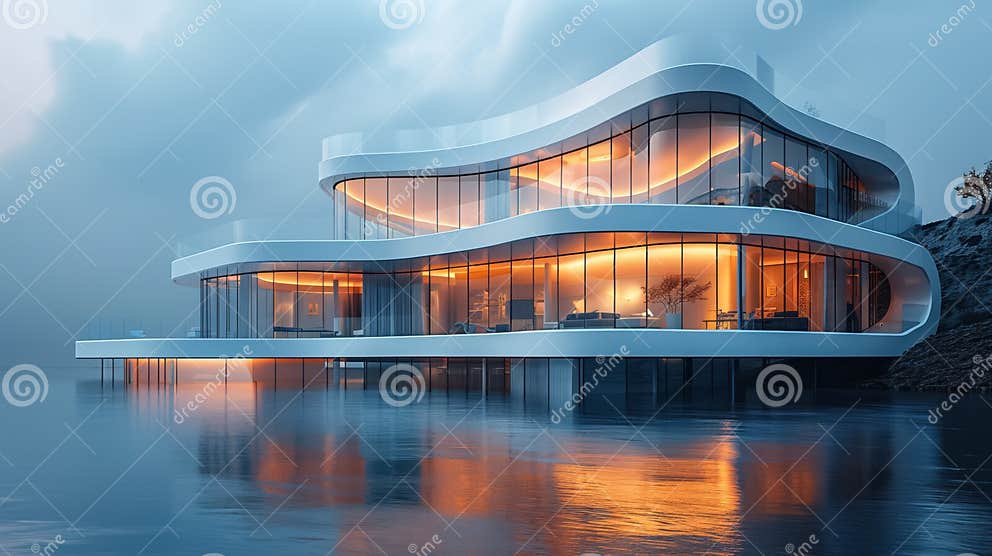 Construction Design Featuring Transparent Layers, Blending Modern ...