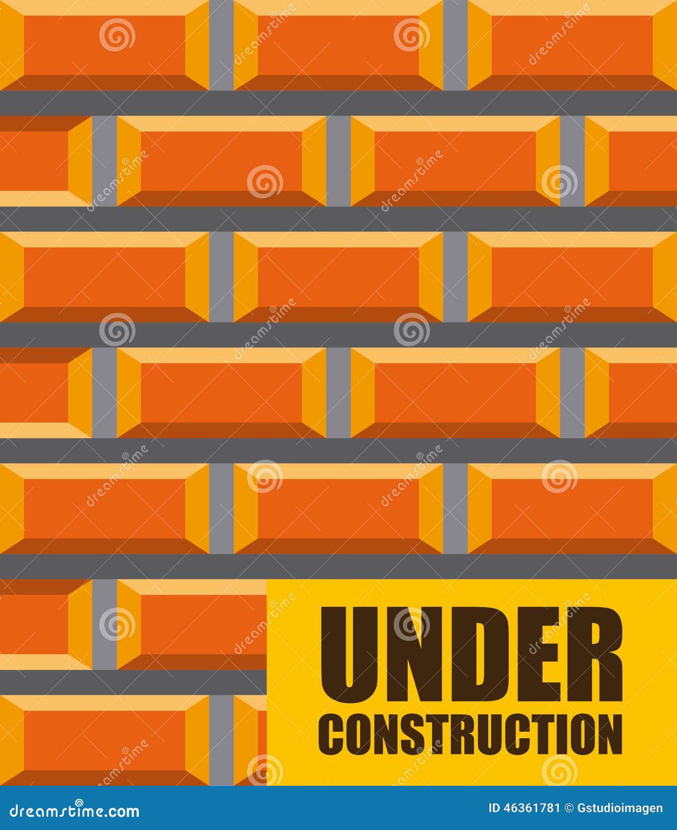 Construction design stock vector. Illustration of work - 46361781