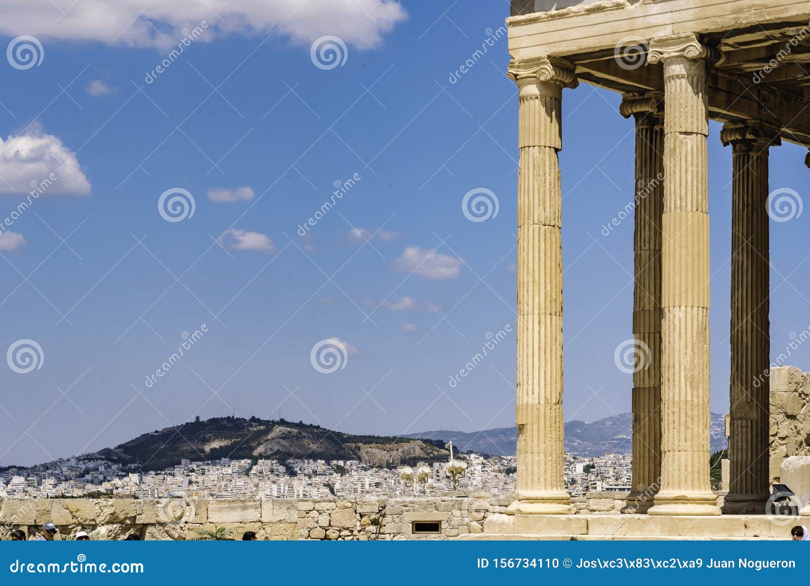 Construction Details of the Greek Acropolis Editorial Image - Image of ...