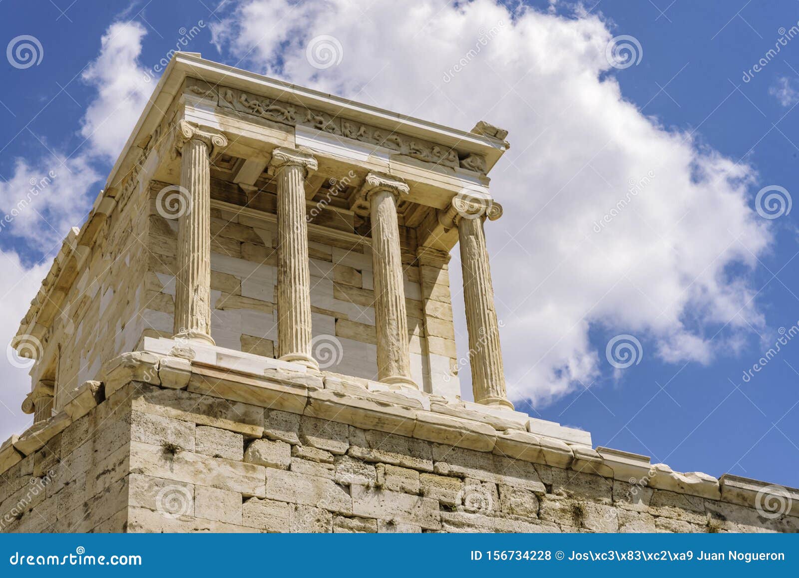Construction Details of the Greek Acropolis Stock Photo - Image of ...