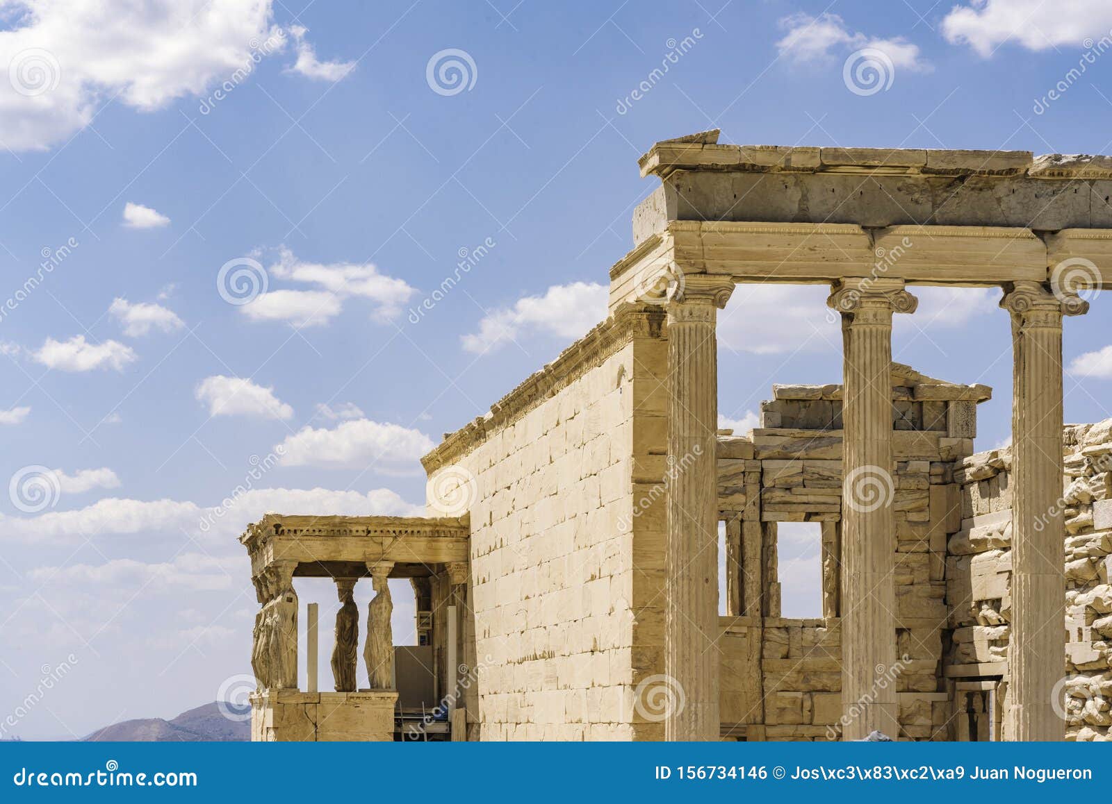 Construction Details of the Greek Acropolis Stock Photo - Image of ...