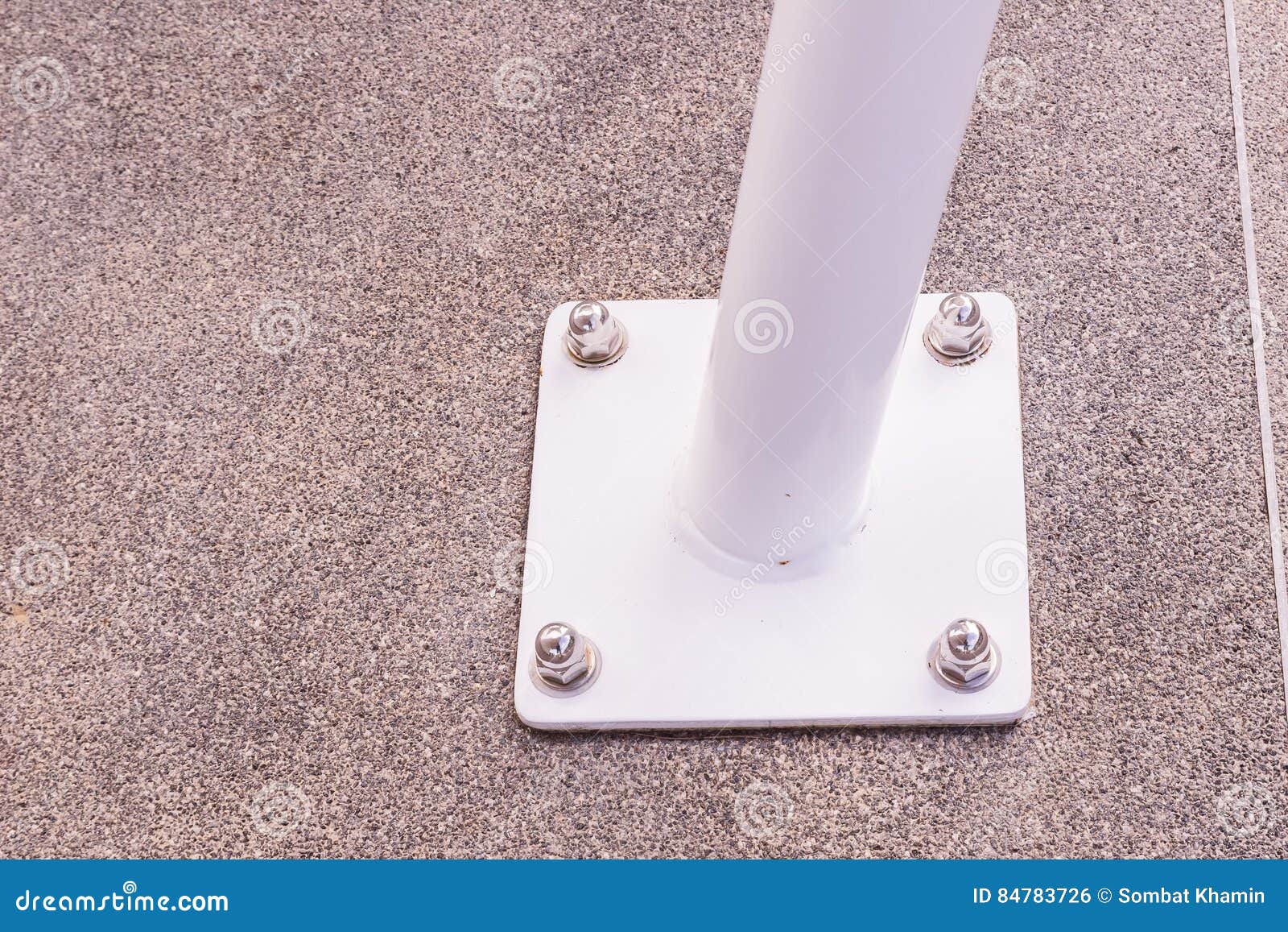 Construction Details : Structural Details of Base Plate Sun Shade Stock ...