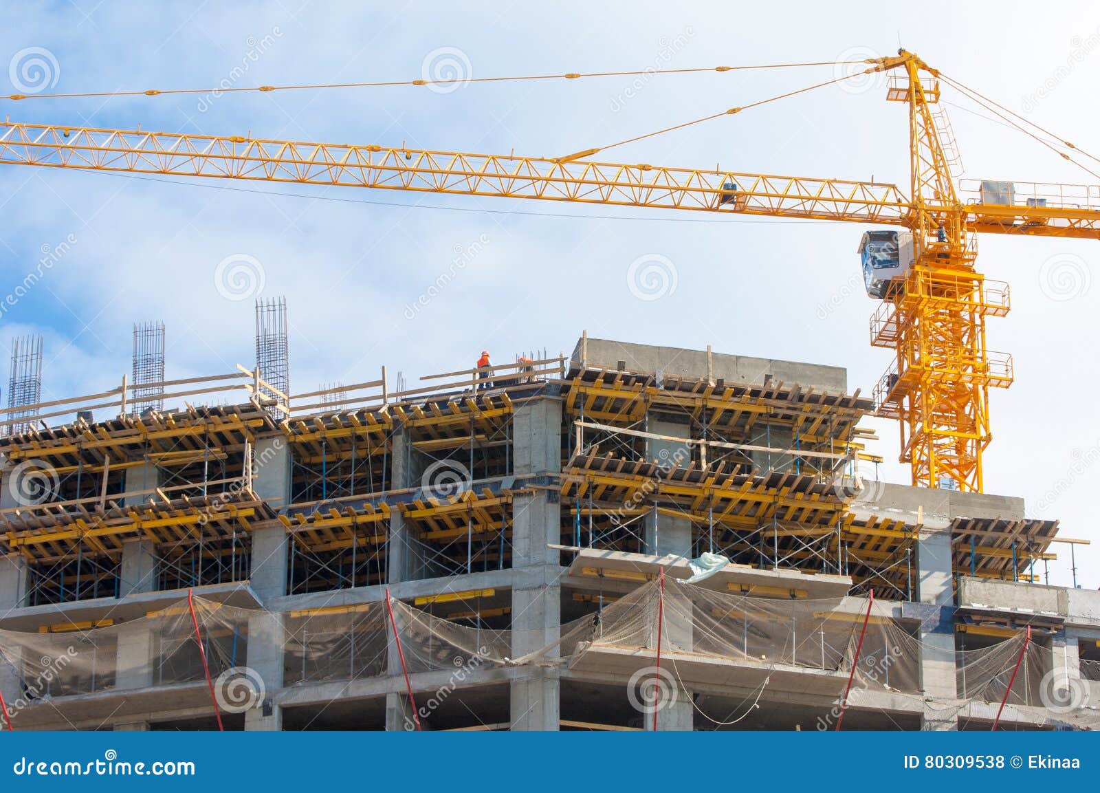 Construction Development, Constructing Stock Photo - Image of crane ...