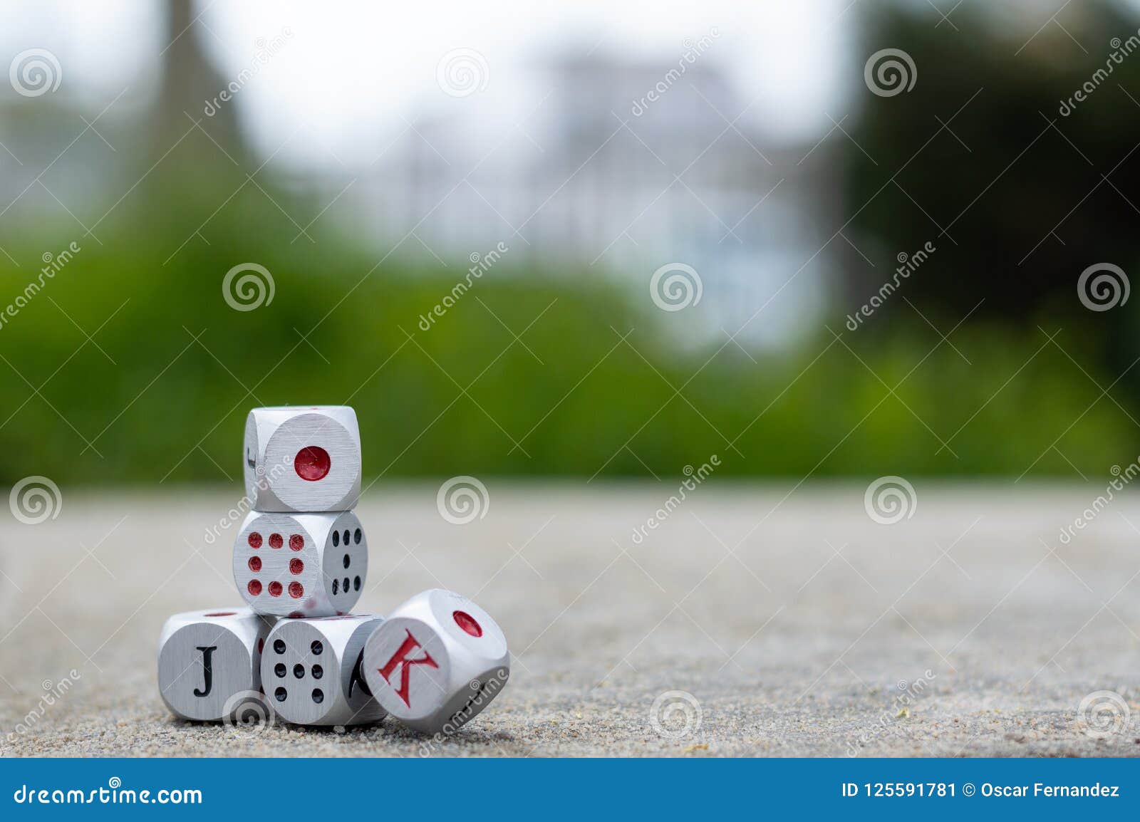 Construction of dice stock image. Image of construction - 125591781