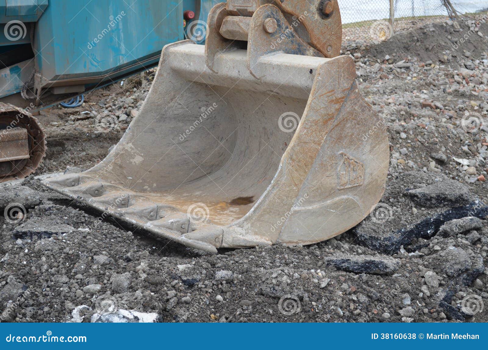 Construction Digger Bucket. Stock Photo - Image of industry, plant ...