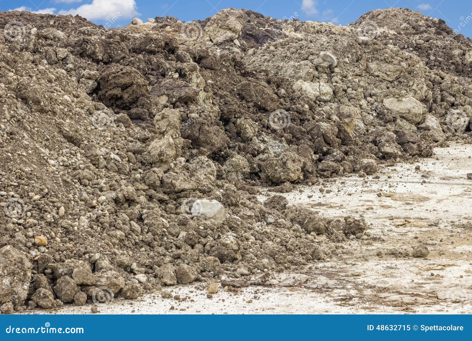 Construction dirt pile stock image. Image of grain, detail - 48632715