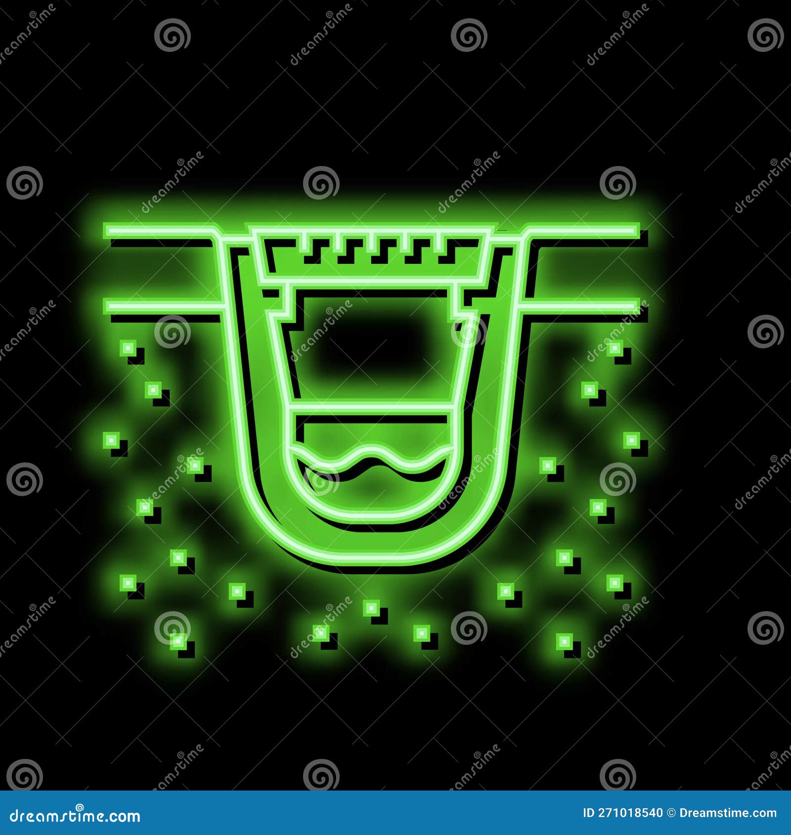 Construction of Drainage System Neon Glow Icon Illustration Stock ... Construction of Drainage System Neon Glow Icon Illustration Stock ...