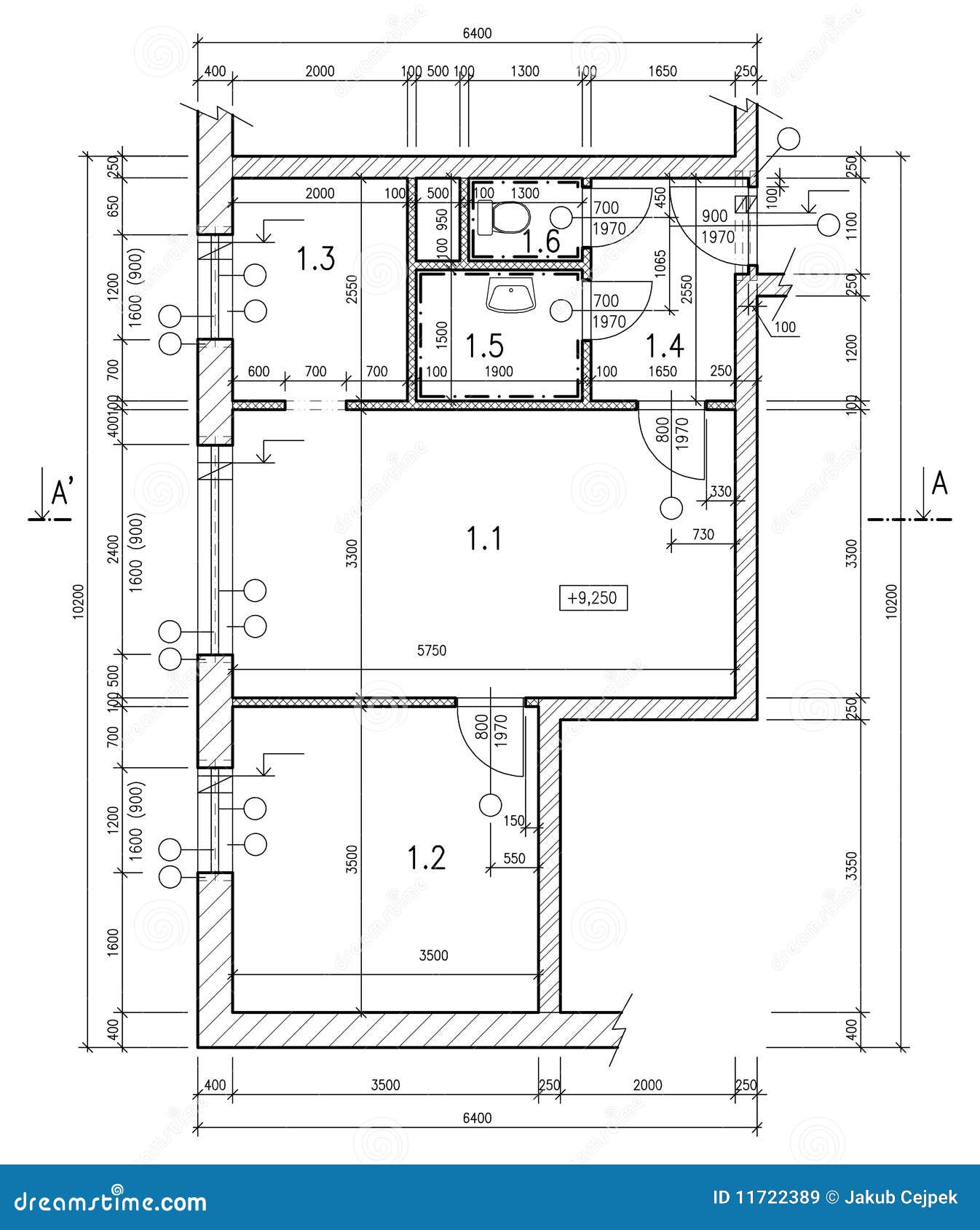 Construction Drawing, Concrete Armature Royalty-Free Stock Photography ...