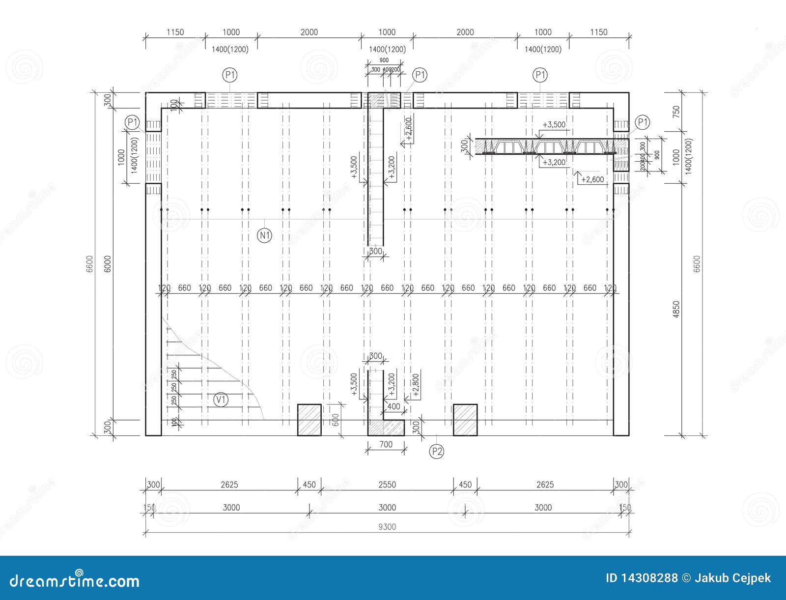 Construction Drawing, Concrete Armature Royalty-Free Stock Photography ...