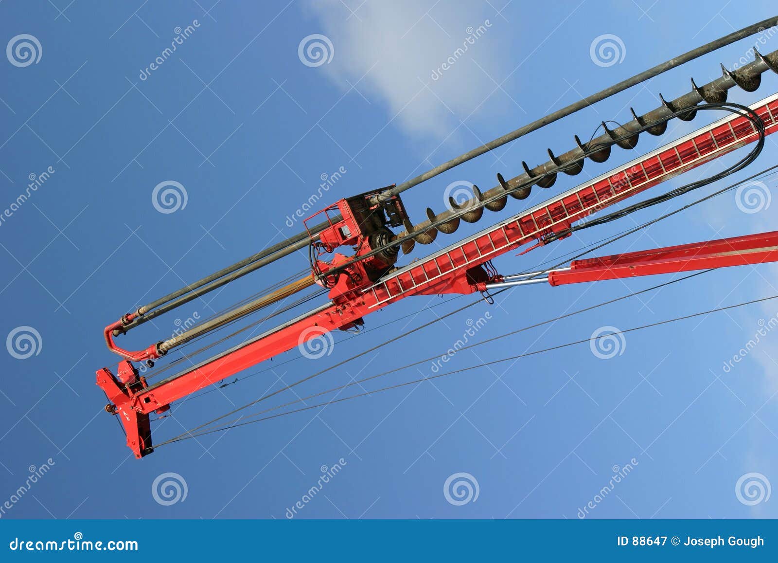 Construction Drill stock image. Image of drill, large, pile - 88647