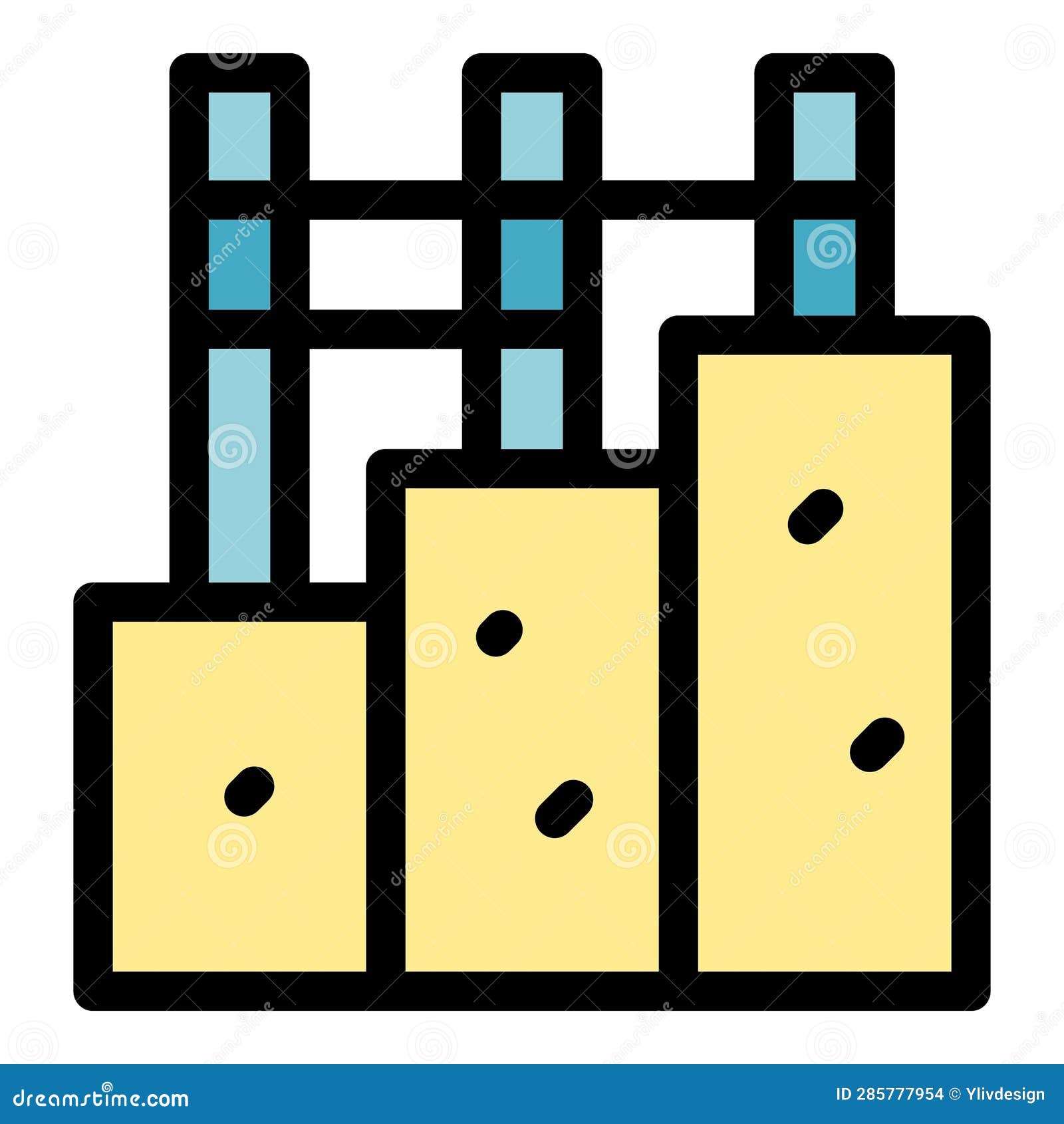 Construction Drywall Icon Vector Flat Stock Vector - Illustration of ...