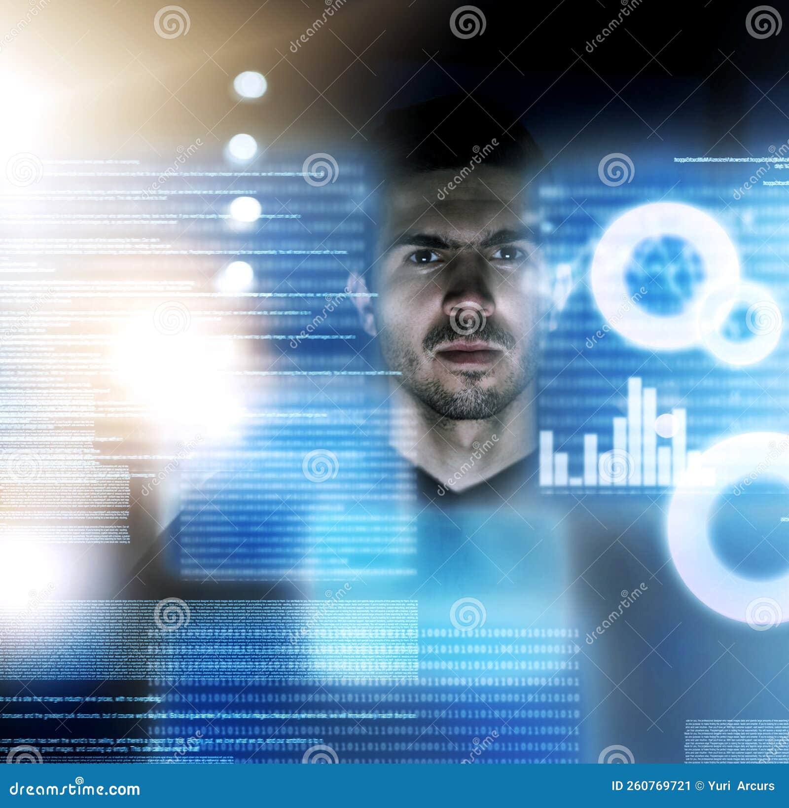 Construction Du Programme Parfait. Un Jeune Programmeur Informatique ...