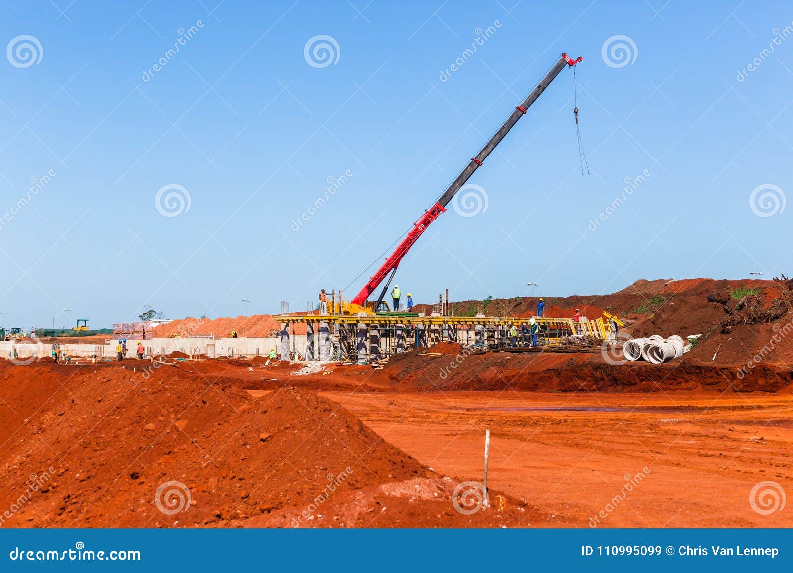Construction Earthworks Projects Landscape Editorial Stock Image ...