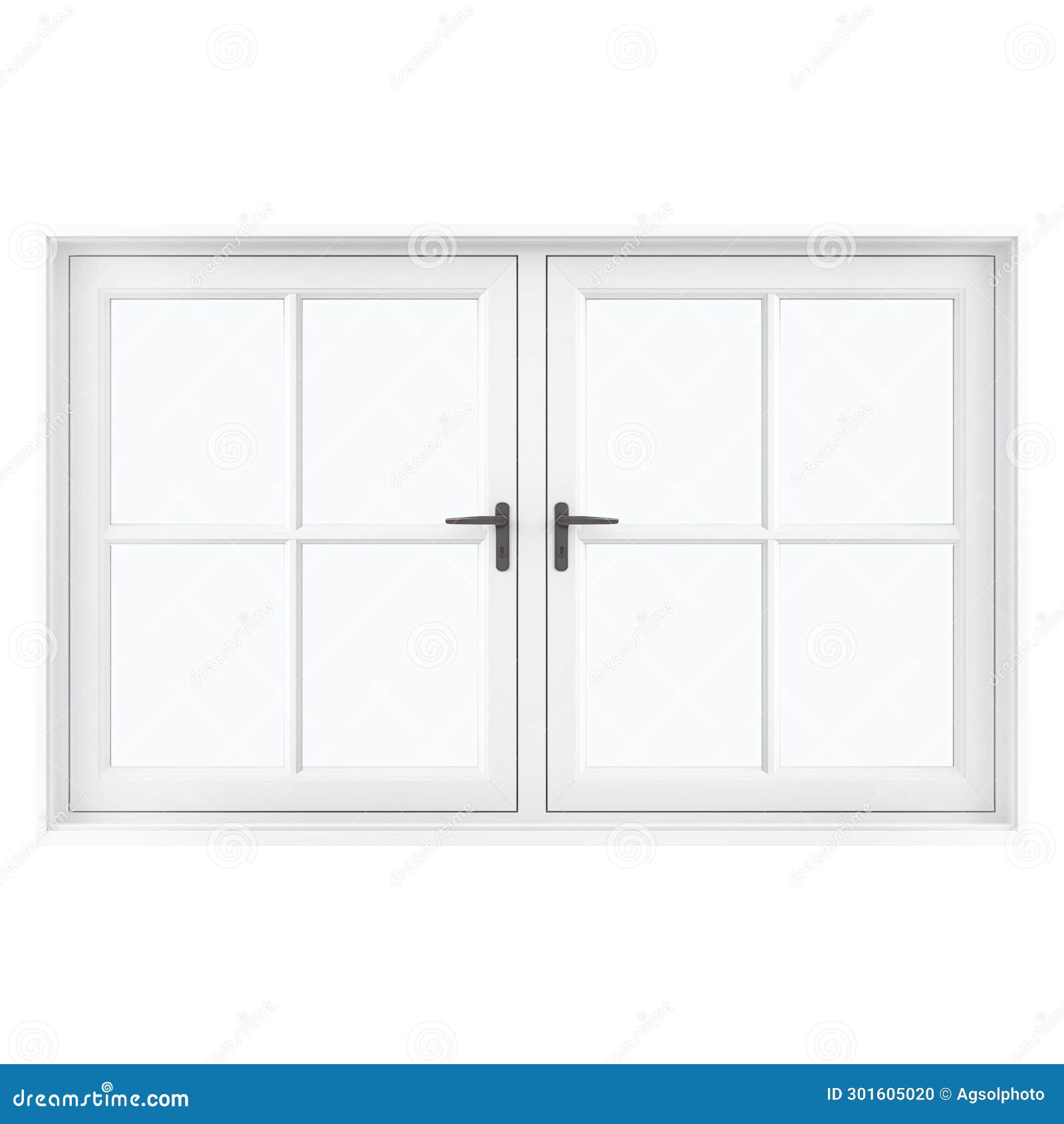 Construction Elements are Cut Out on a Transparent Background. a Window ...