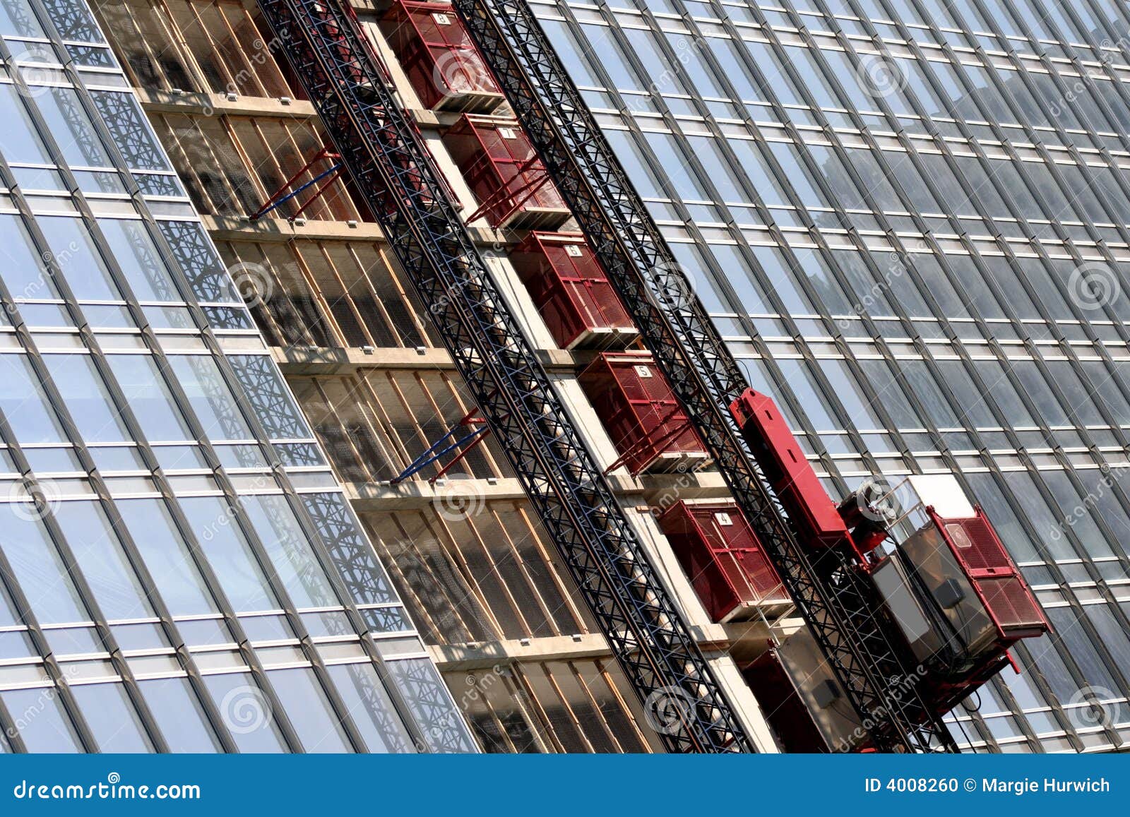 Construction Elevator stock photo. Image of high, material - 4008260