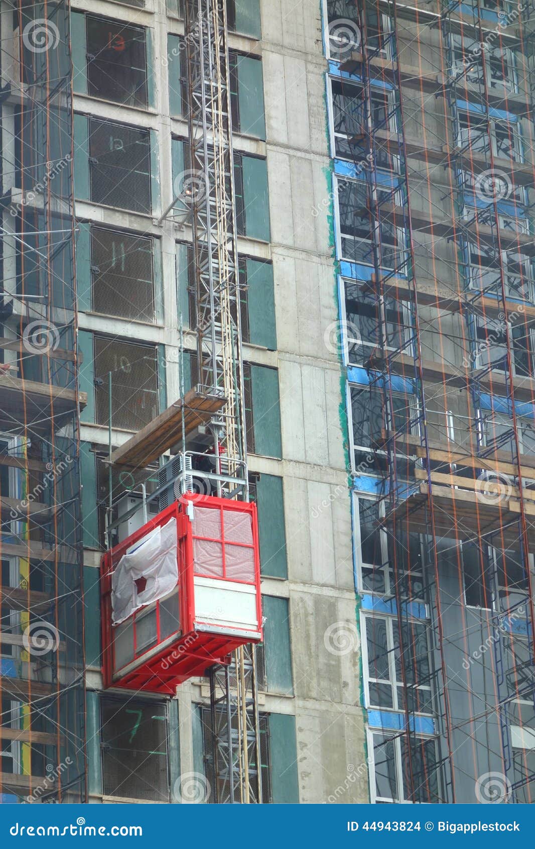 Construction Elevator stock photo. Image of construction - 44943824