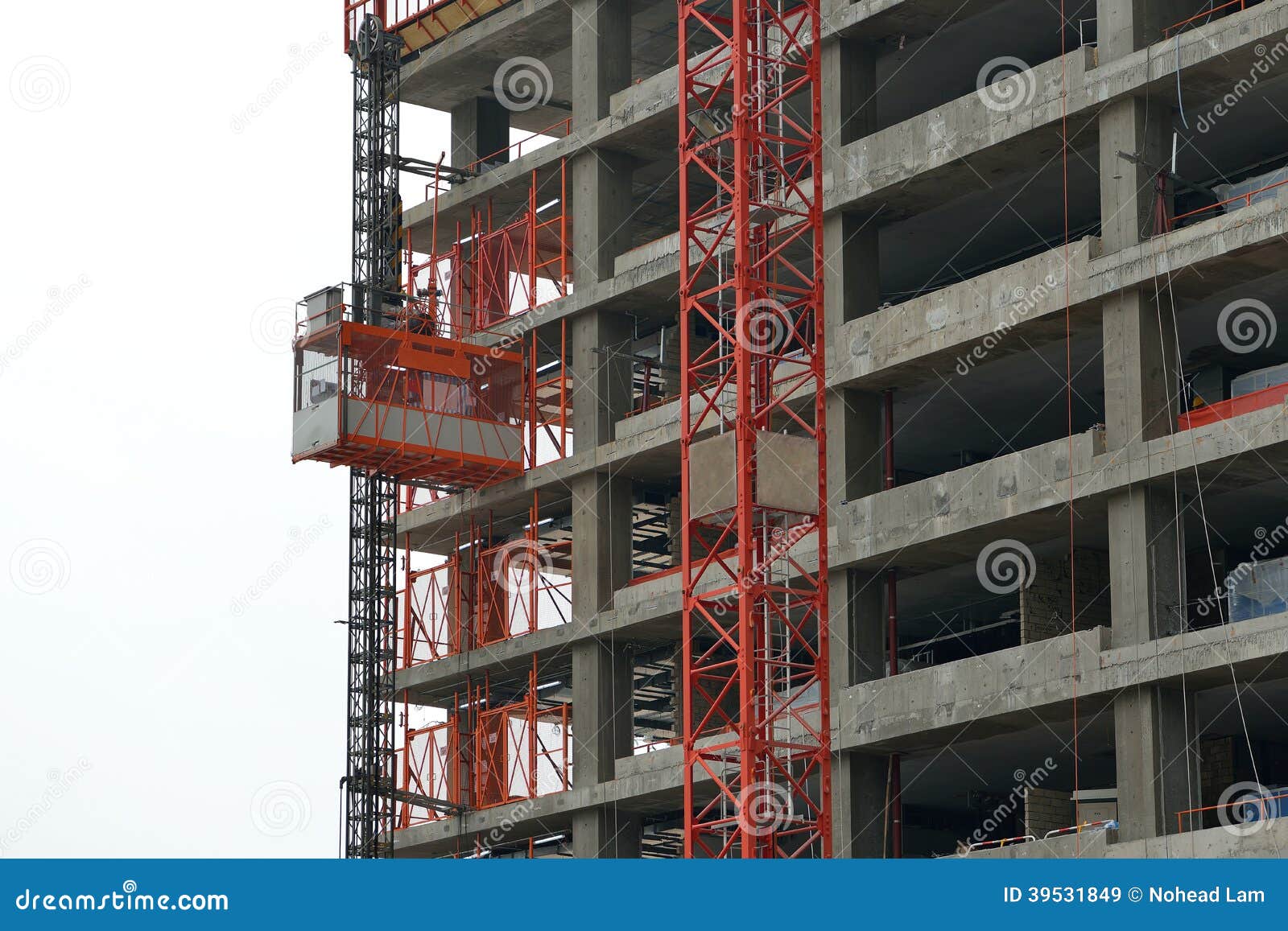 Construction elevator stock image. Image of elevator - 39531849